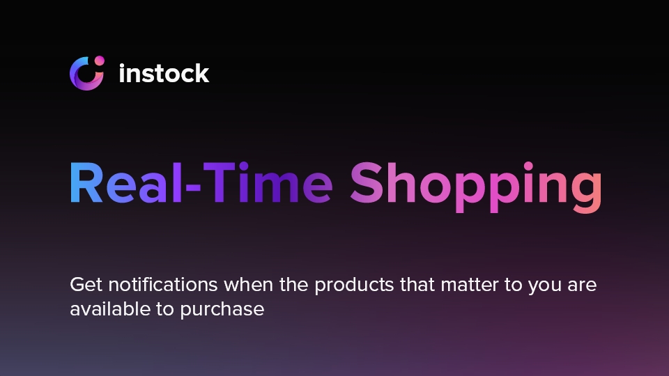 instock: Real-Time Shopping | Home